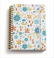 China Spiral Hardcover Notebook 5.8x8.3 Inches Durable Binding Custom Logo White Pages for sale