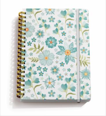 China Hardcover Custom Journal Notebook 5.8x8.3 Inches 100 Pages Spiral Bound Business Professional for sale