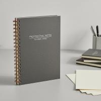 China 80 GSM Spiral Hardcover Notebook A5 6x8.5 Inches Lined Pages for Professional Academic Use for sale
