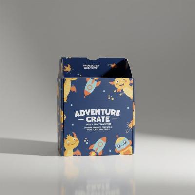 China Custom Printed Toy Packaging Box 30x20x10 cm Durable Kraft Coated Box 5 kg Capacity for sale