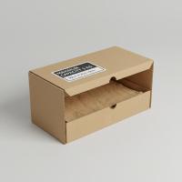 China Kraft Paper Inner Coating Packaging Box 30x20x10cm 5kg Load Capacity for Retail Products for sale