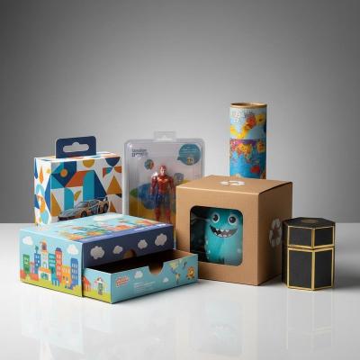 China Custom Toy Packaging Box 30x20x10cm Kraft Paper 5kg Capacity for Retail Products for sale