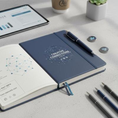 China Custom A5 Spiral Hardcover Notebook 80 GSM Lined Paper for Corporate Branding for sale