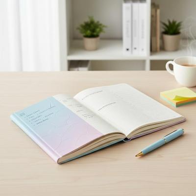 China Custom A5 Spiral Hardcover Notebook 5.8x8.3 Inches Personalized Journal for Business Planning for sale