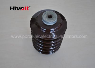 China H4-125 High Voltage Porcelain Post Insulator 4 KN Strength 210mm Length for Electrical Switches for sale
