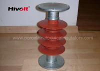China 35kV Silicone Rubber Station Post Insulator HC4-250 | 4 KN Strength | 385mm Length | Red Color for Switch Parts for sale