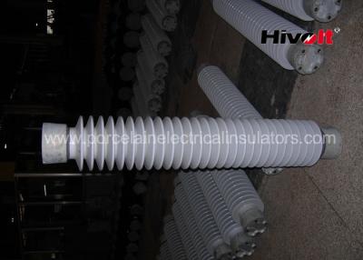 China TR286 Porcelain Post Insulator 1143mm Length 3050mm Creepage Distance for 145kV Substations for sale