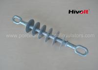 China 28kV IEC Standard Silicone Rubber Dead End Insulator with Eye Type Fittings for Distribution Lines for sale