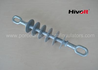China 28kV IEC Standard Silicone Rubber Dead End Insulator with Eye Type Fittings for Distribution Lines for sale