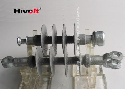 China DS-15N 15kV Dead End Silicone Rubber Insulator - 229mm Length, 12.5KN Strength, ANSI Compliant for sale