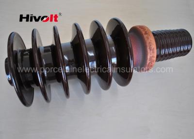 China 52KV 5000A Waterproof Transformer Bushing Insulator with Copper Coating - DIN Standard High Aluminum Porcelain for sale