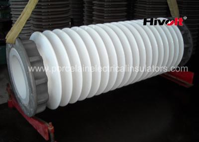 China 132kV White Hollow Core Insulator for High Voltage Capacitors - 1200mm Height, 4150mm Leakage Distance, IEC 62155 Standard for sale