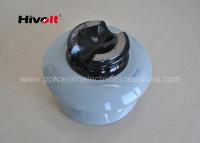 China ANSI 56-2 Porcelain Pin Insulator 33kV with Semi-Conductive Glaze - 165mm Height, 432mm Creepage Distance for sale