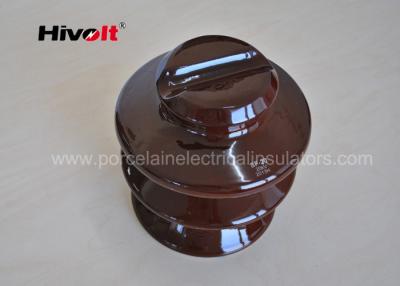 China HIVOLT 24kV Pin Post Porcelain Insulator SDI30 185mm Length 400mm Creepage Distance for sale