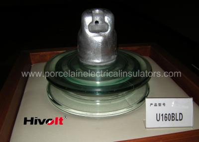 China U160BLD Double Layer Fog Type Glass Insulator - 160KN Strength, 550mm Creepage Distance for Heavy Pollution Areas for sale