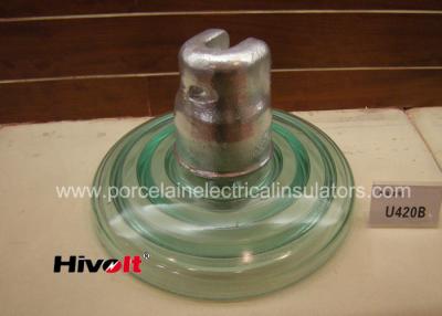 China U420B Toughened Glass Suspension Insulator - 420KN Strength, 550mm Creepage Distance, IEC Certified for sale