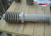 China ANSI Standard HV Transformer Bushing Insulator 20kV 2000A Grey Porcelain for sale