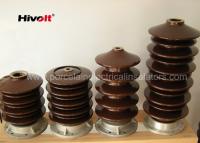 China IEC Standard HV Transformer Bushing Insulator 20kV 2000A Brown Porcelain for sale