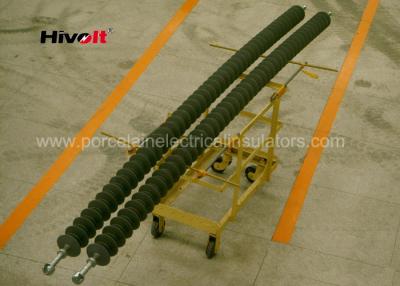 China 220kV 160kN Silicone Rubber Long Rod Insulator with 5100mm Creepage Distance for Transmission Lines for sale