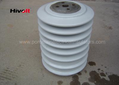China Porcelain Post Insulators with Steel Inserts - 8KN Cantilever Strength, 350mm Length for 35KV Electrical Systems for sale