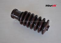 China IEC Standard HV Bushing Insulator 20kV Brown for Surge Arresters No Flange for sale