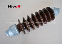 China 46 kV Porcelain Long Rod Insulator L70BE380 with 70 KN Mechanical Strength and 800 mm Creepage Distance for Transmission Lines for sale