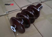 China IEC Standard 11KV HV Bushing Insulator for Transformers - High Aluminum Porcelain Construction with Brown Glaze for sale