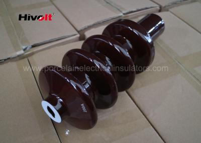 China IEC Standard 11KV HV Bushing Insulator for Transformers - High Aluminum Porcelain Construction with Brown Glaze for sale
