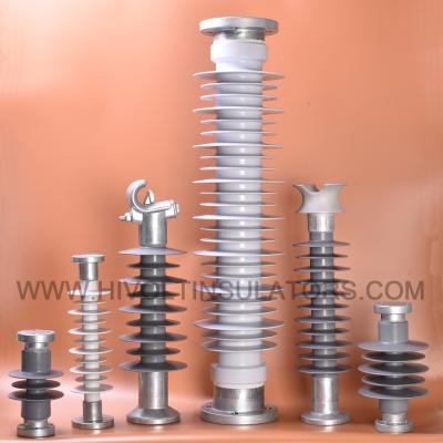 China Station Post Insulator Silicone Rubber 110kV-1880kV Lightning Impulse Withstand Voltage 450mm-20000mm Creepage Distance for sale