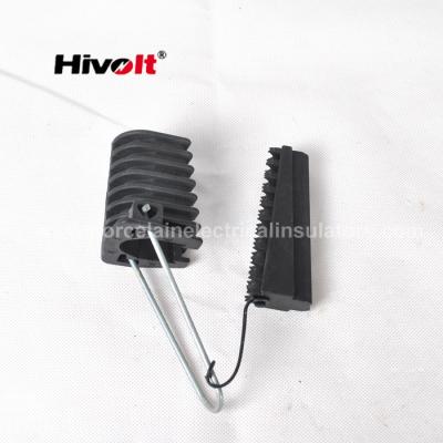 China Insulated Cable Tension Clamp for 4-10mm Diameter Cables with 25m Span Capacity and Stainless Steel Construction for sale