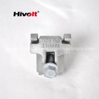 China Single Center Bolt Parallel Groove Connector with 0.300 in Bolt Diameter and Bonded Copper Liner for Transmission Lines for sale