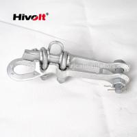 China HIVOLT 200 Aluminum Hot Line Clamp with 7000+ lbs Tension Strength for Transmission Lines for sale