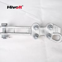 China HIVOLT 400 Aluminum Hot Line Clamp with 12,000 lbs Tension Strength and Galvanized Steel Components for USA Distribution Lines for sale