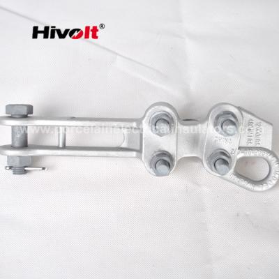 China HIVOLT 400 Aluminum Hot Line Clamp with 12,000 lbs Tension Strength and Galvanized Steel Components for USA Distribution Lines for sale