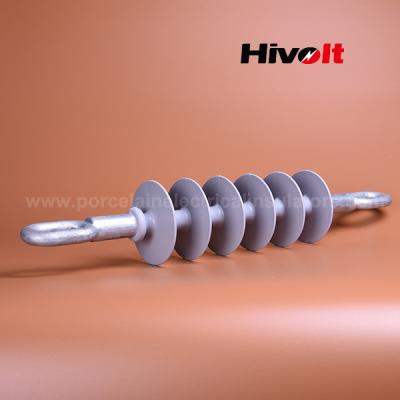 China 36kV 70kN Composite Suspension Insulator with Oval Eye Double End Connection - 560mm Length, 1100mm Creepage Distance for sale