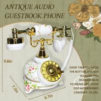 China Personalized Audio Guest Book Voice Messages Record Player Guest Book For Anniversaries for sale