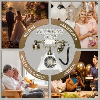 China Memories Record Audio Guestbook Wedding Birthdays Message Recorder For Weddings Custom for sale