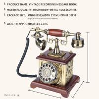 China Vintage Retro Style Video Guest Book Wedding Charging Phone Recording For Wedding for sale
