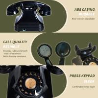 China Charging Wedding Audio Guest Book Black Vintage Phone Voice Recorder For Keep Memories for sale