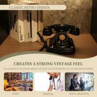 China Charging Wedding Audio Guest Book Black Vintage Phone Voice Recorder For Keep Memories for sale