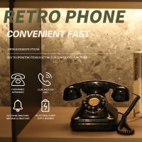 China Charging Wedding Audio Guest Book Black Vintage Phone Voice Recorder For Keep Memories for sale