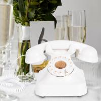China Stylish Wedding Guest Book Phone Rechargeable Power Vintage Phone Recorder For Wedding for sale