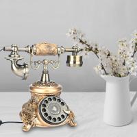 China Antique Connectivity Guest Book Phone 10hr Battery Audio Guest Book Wedding Phone for sale