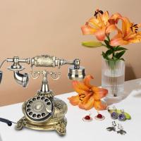 China Bronze Guest Book Phone Antique Audio Guestbook Telephone For Confessional for sale