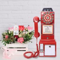 China Plastic Telephone Guest Book Simple Operation Audio Phone Guestbook For Events for sale