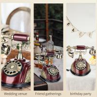 China Plastic Telephone Guest Book 32GB Audio Wedding Guestbook For Celebrations for sale