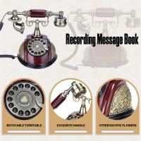 China Plastic Telephone Guest Book 32GB Audio Wedding Guestbook For Celebrations for sale