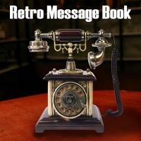 China USB Rechargeable Phone Recording Wedding Guest Blessing Preservation Book Guestbook Phone for sale