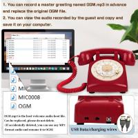 China Memory Recording Guest Book Telephone Wedding Audio Guest Book For All Occasions for sale