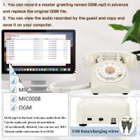 China Capturing Memories Guest Book Voicemail Graduations  Wedding Guest Book Telephone for sale